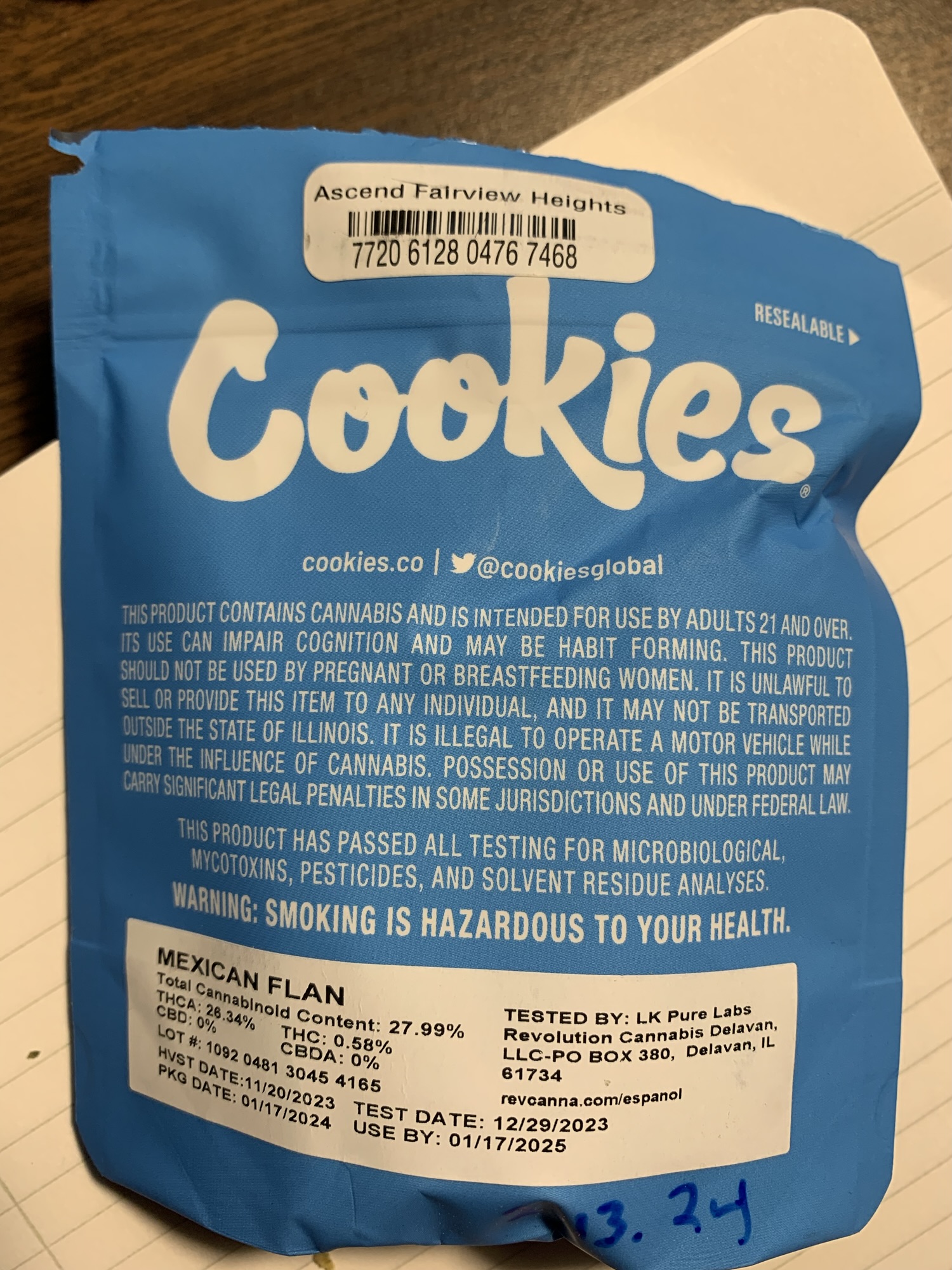 Mexican Flan by Cookies: Strain Review – Weeds of Grass